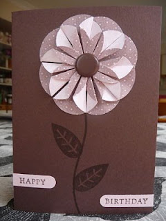 Dahlia Fold Card - Janine Rawlins, CreateWithJanine.com